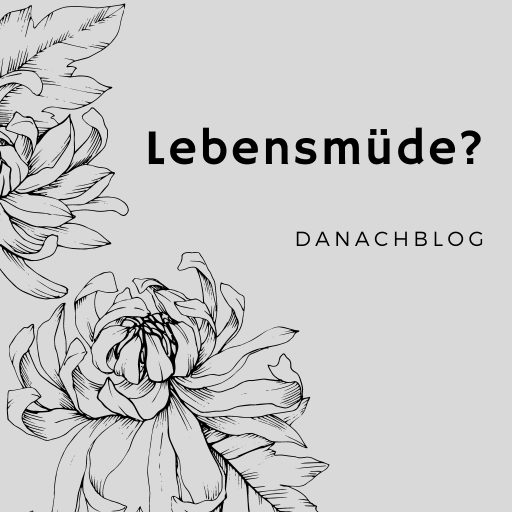 Lebensmüde - Danachblog - Trauer ist nicht gleich Depression